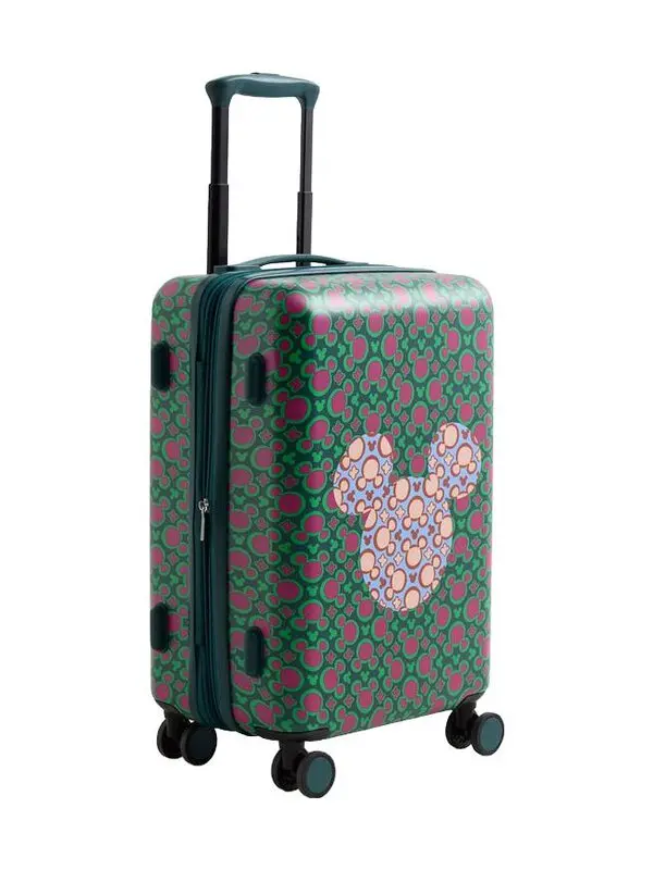 VERA BRADLEY Disney 22" Adair Spinner Rolling Luggage - Green