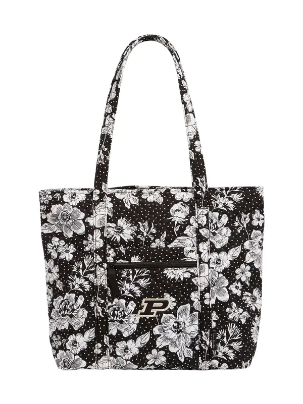 VERA BRADLEY Collegiate Tote Bag - Black/white
