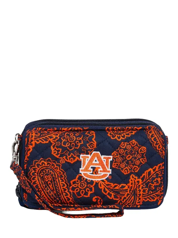 VERA BRADLEY Collegiate Rfid All In One Crossbody Bag - Navy/orange