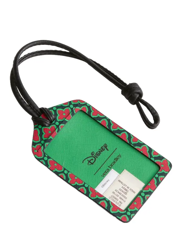 VERA BRADLEY Disney Luggage Tag - Pink/green