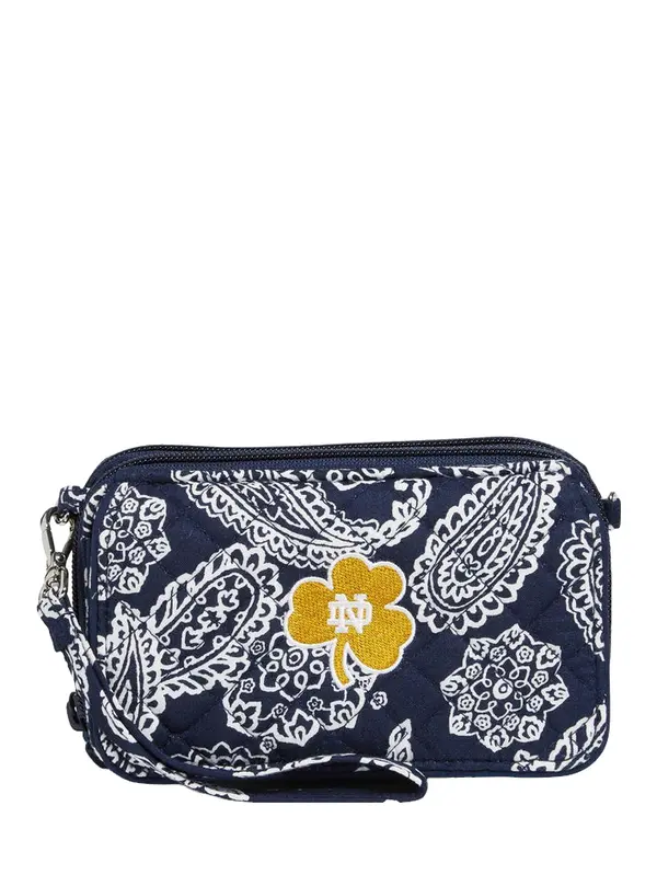 VERA BRADLEY Collegiate Rfid All In One Crossbody Bag - Navy/white