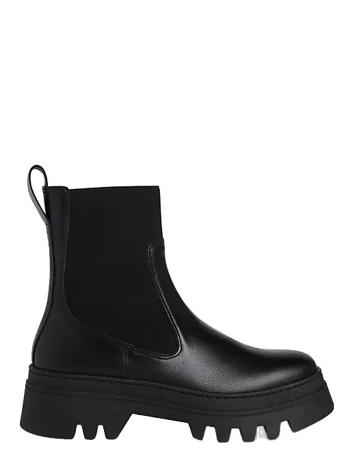 Whistles Hatton Chunky-soled Leather Chelsea Boots - Black