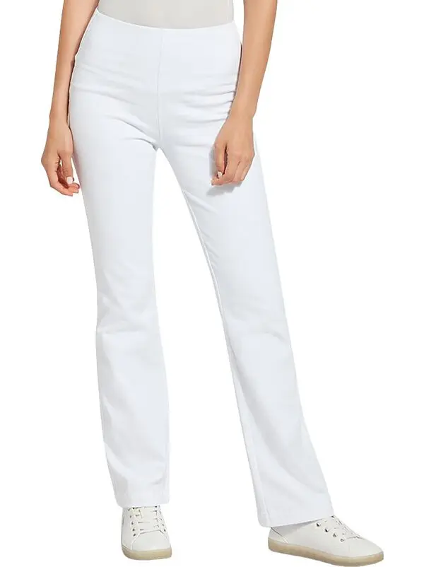 Lyssé Baby Bootcut Denim Jeans - White