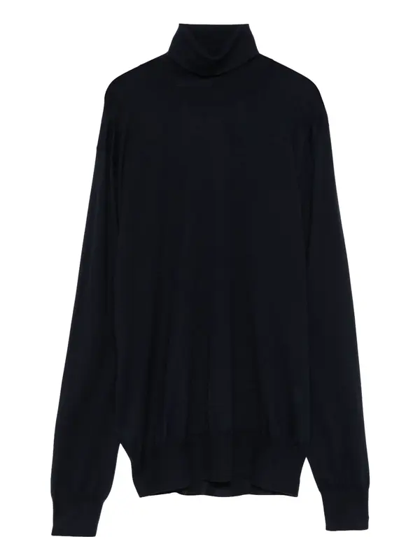 CRUCIANI Roll-neck Sweater - Blue