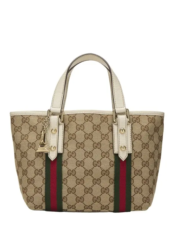Gucci Original Gg Jolicoeur Tote Bag - White