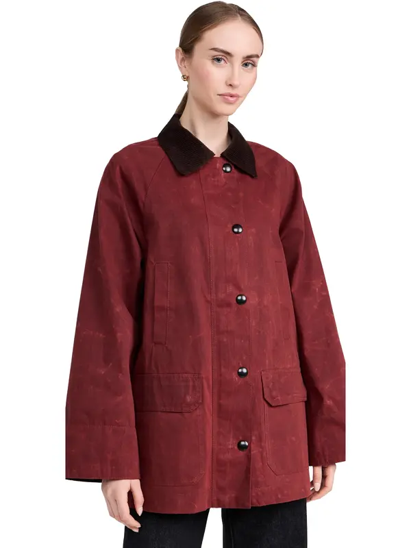 ALEX MILL Chiltern Street Barn Jacket - Red