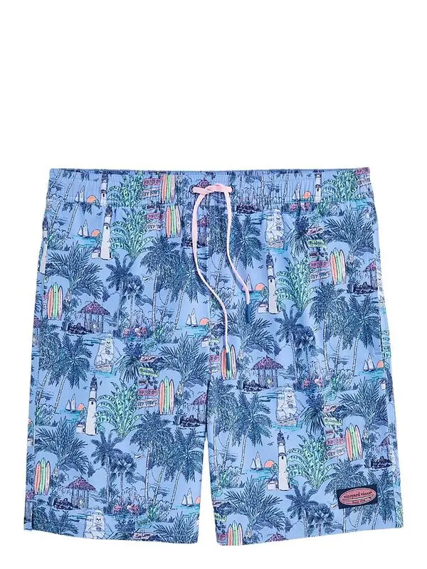 Vineyard Vines Chappy Lobster Print 7" Swim Trunks - Keys Toucan