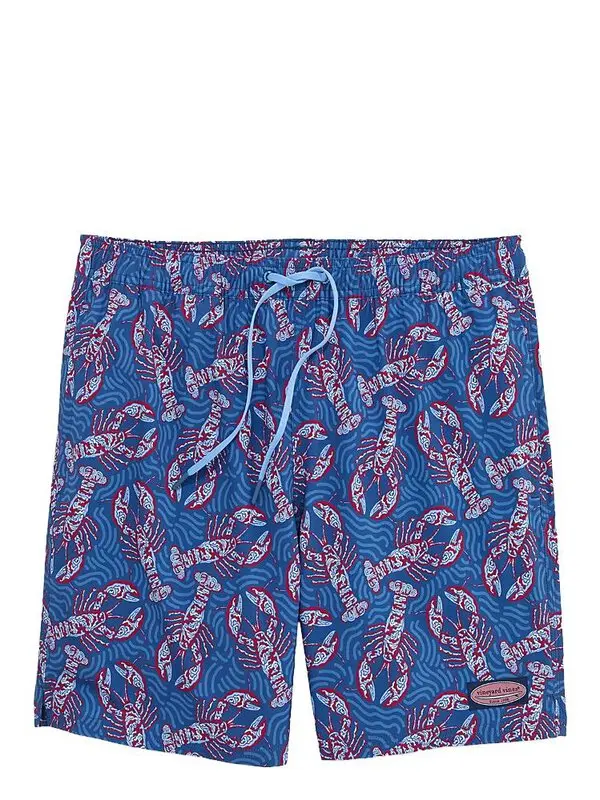 Vineyard Vines Chappy Lobster Print 7" Swim Trunks - Lobster Moonshine