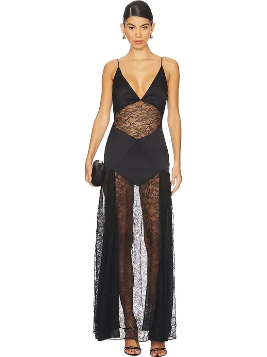 House Of Harlow 1960 X Izrah Gown - Black