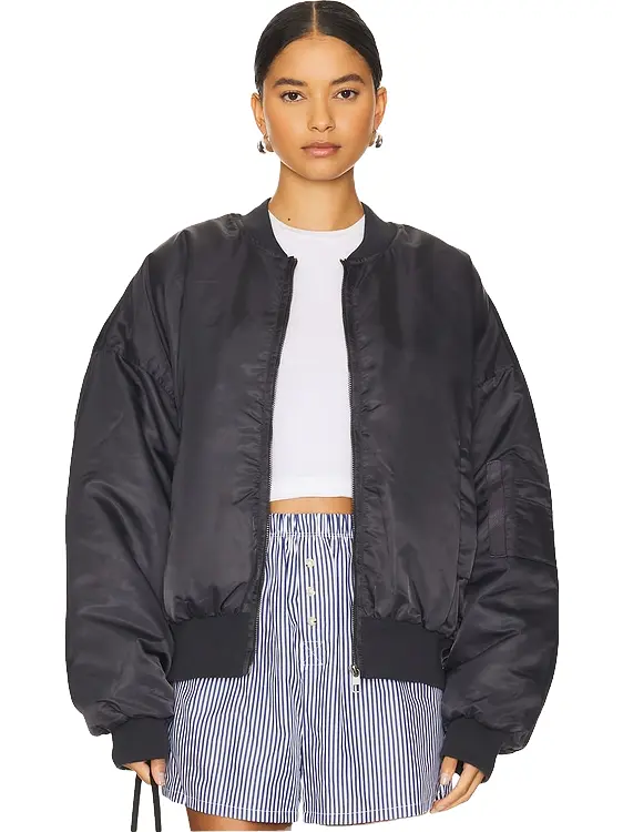 Lioness Essential Bomber Jacket - Dark Slate