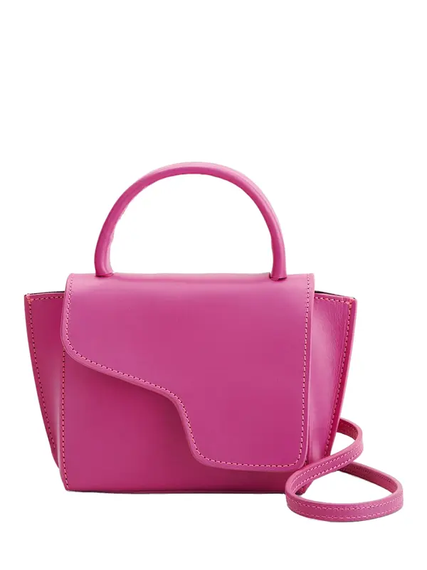 ATP ATELIER Montalcino Mini Handbag - Fuxia
