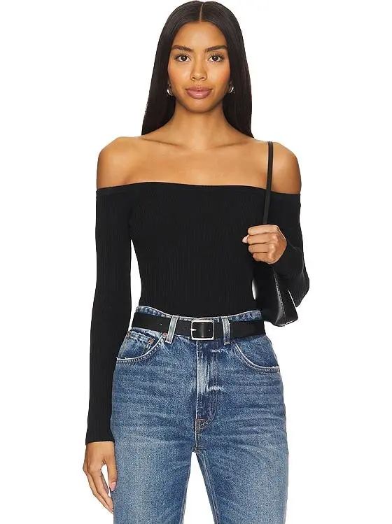 House Of Harlow 1960 X Revolve Colette Bodysuit - Black