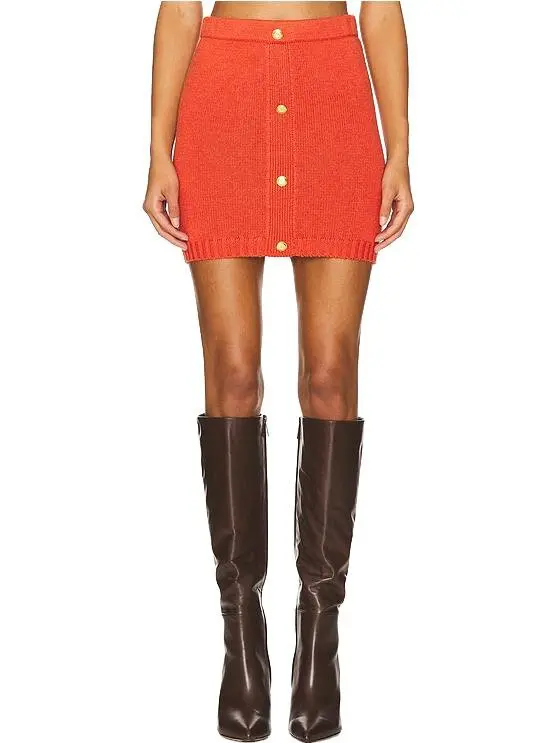 LOVERS AND FRIENDS Christa Mini Skirt - Red