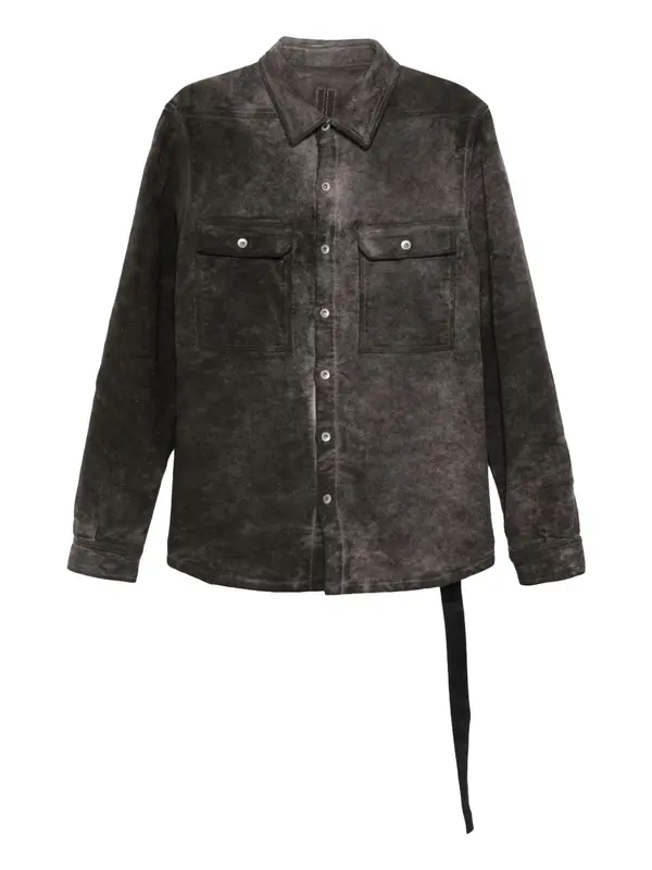Rick Owens Padded Shirt Jacket - Grey