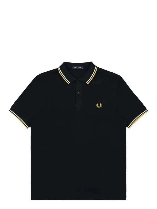 Fred Perry M3600 Twin Tipped Polo Shirt - Blue