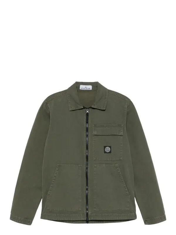 Stone Island Compass-motif Shirt - Green