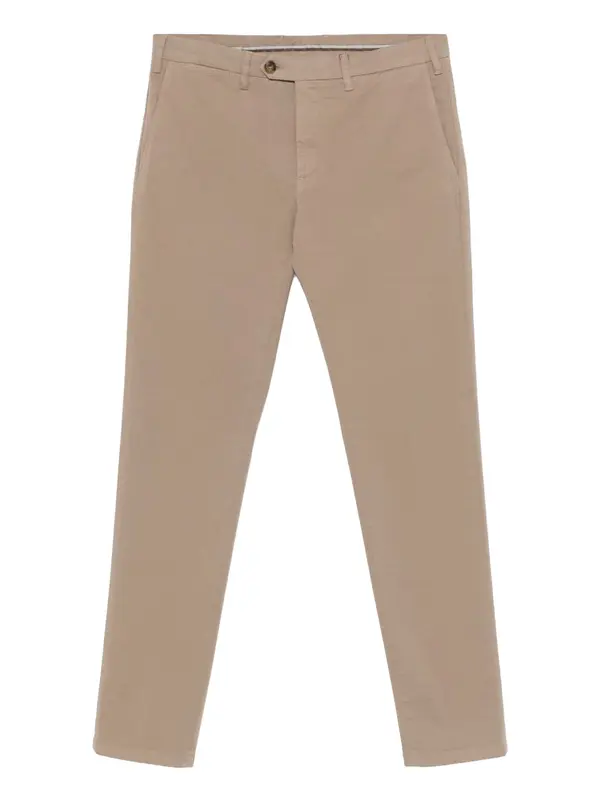 Canali Tapered Trousers - Brown