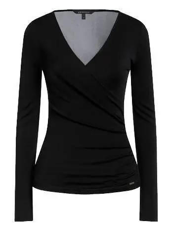 Armani Exchange Crepe Top - Black