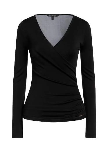 Armani Exchange Viscose Top - Black