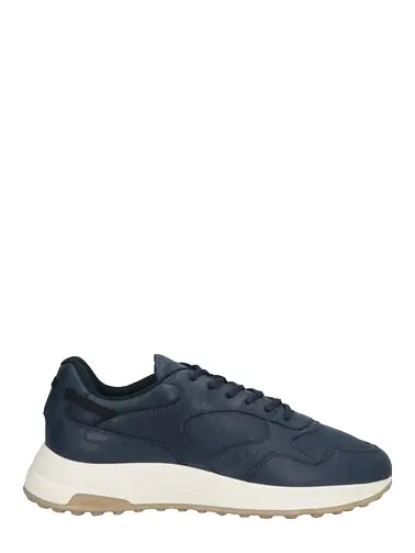 Hogan Leather Sneakers - Navy