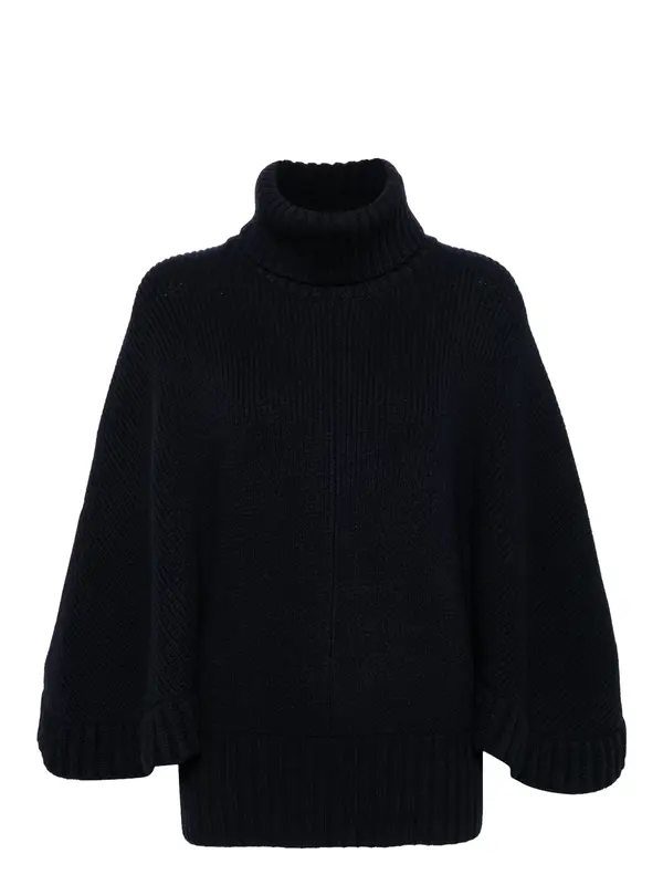 Chloé Short Turtleneck Jumper - Blue