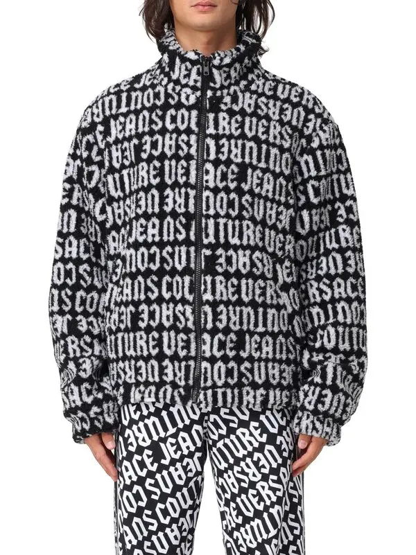 Versace Zip-up Jacket - Black