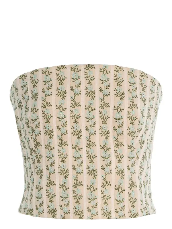 Rosie Assoulin Venus Cotton Top - Ivory