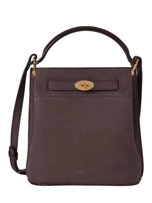 Mulberry Islington Nubuck Leather Bucket Bag - Ebony