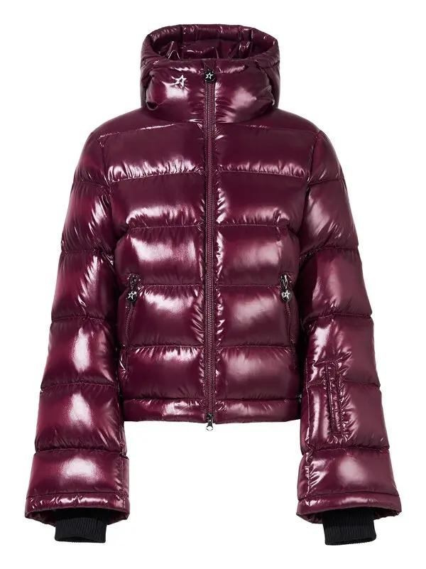 Perfect Moment Polar Flare Down Jacket - Burgundy