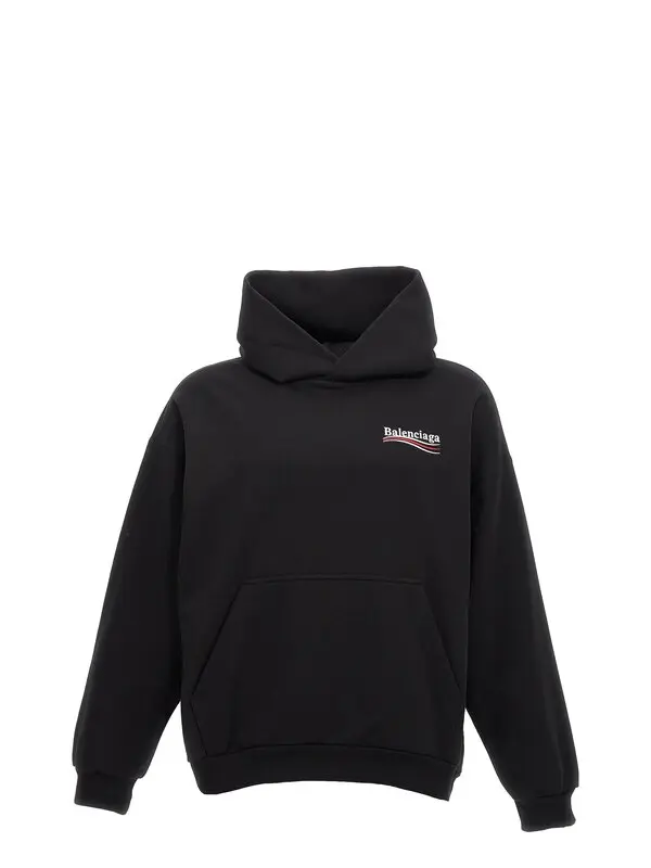 Balenciaga Political Campaign Hoodie - White/black