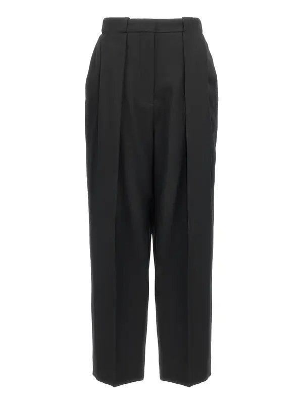 Balmain Grain De Poudre Trousers - Black