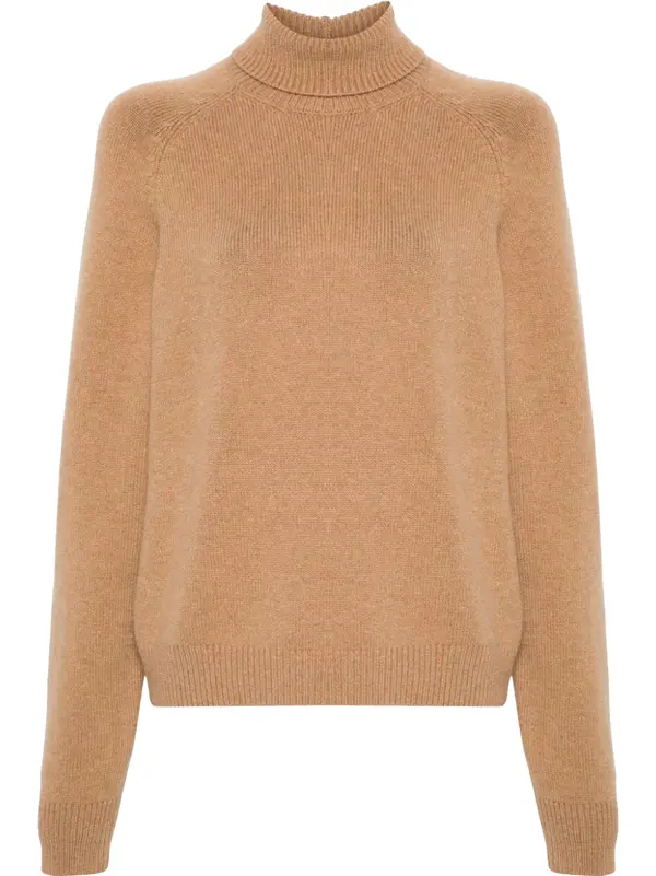 Fendi High Neck Jumper - Beige