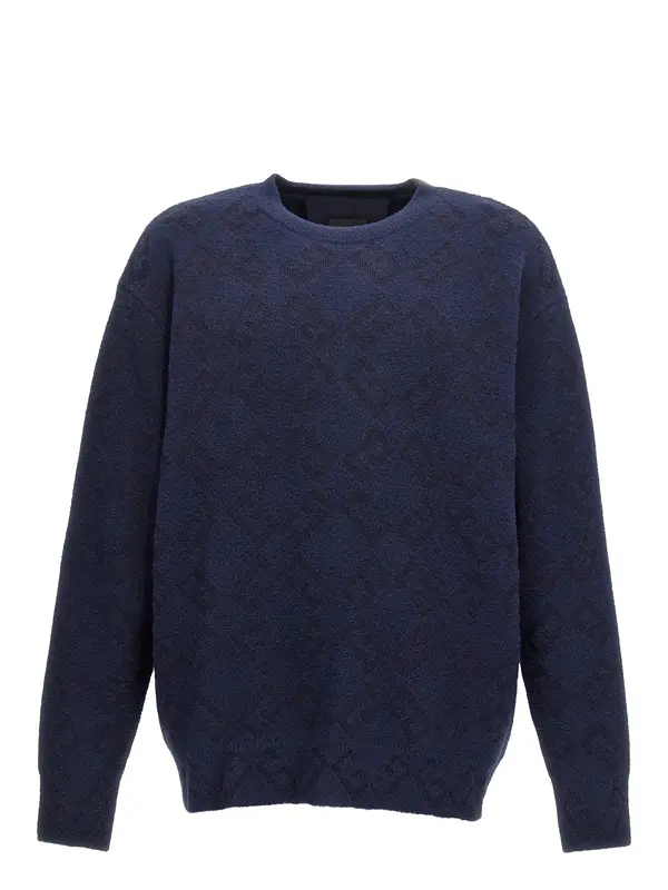 Givenchy Logo Embroidery Sweater - Blue