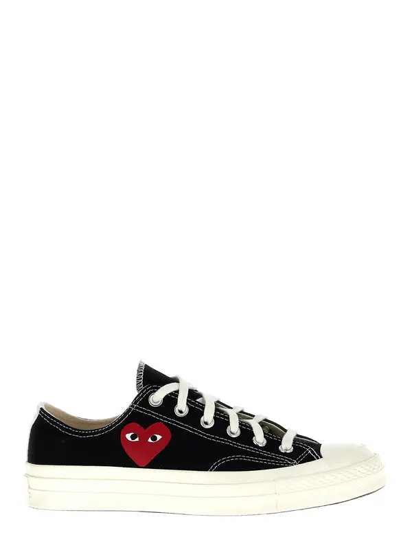 Play Comme Des Garcon X Converse Sneakers - Black