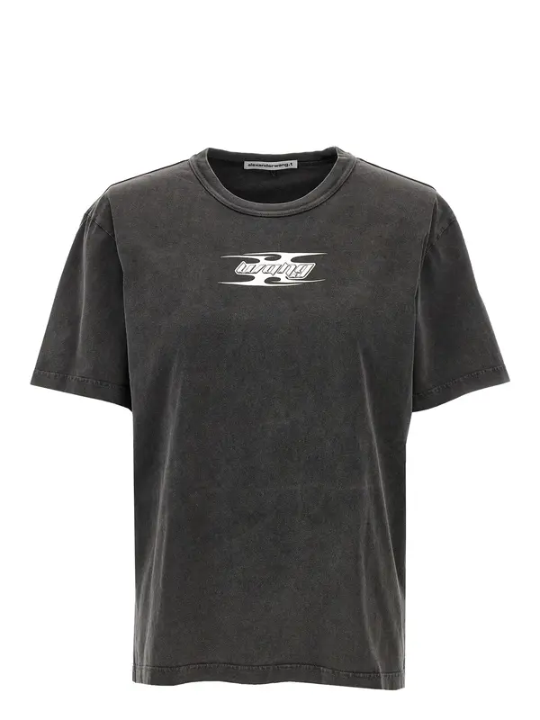 Alexander Wang Logo T-shirt - Gray