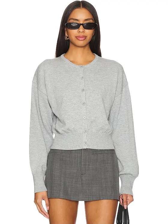 LOVERS AND FRIENDS Kehlani Knit Cardigan - Heather Grey
