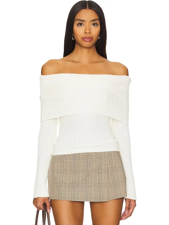 LOVERS AND FRIENDS Sade Knit Top - Ivory
