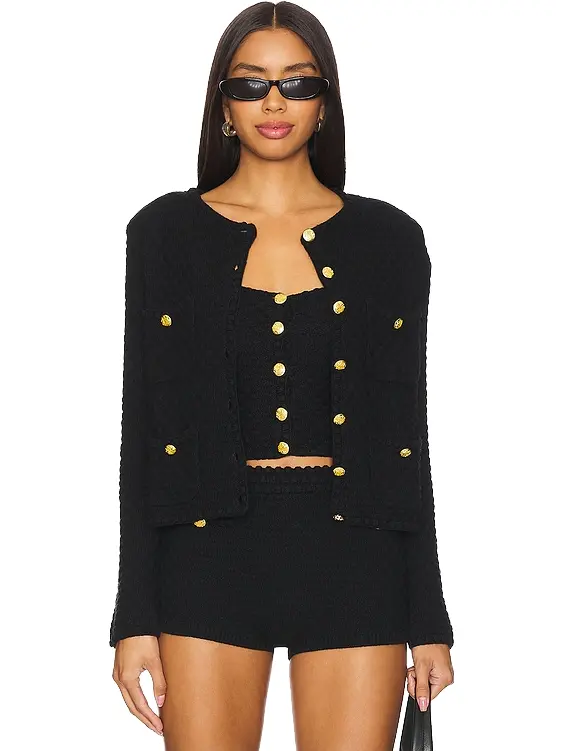 Majorelle Evaline Cardigan - Black