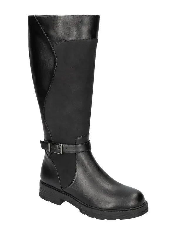 EASY WORKS BY EASY STREET Erica Plus Knee High Boot - Black