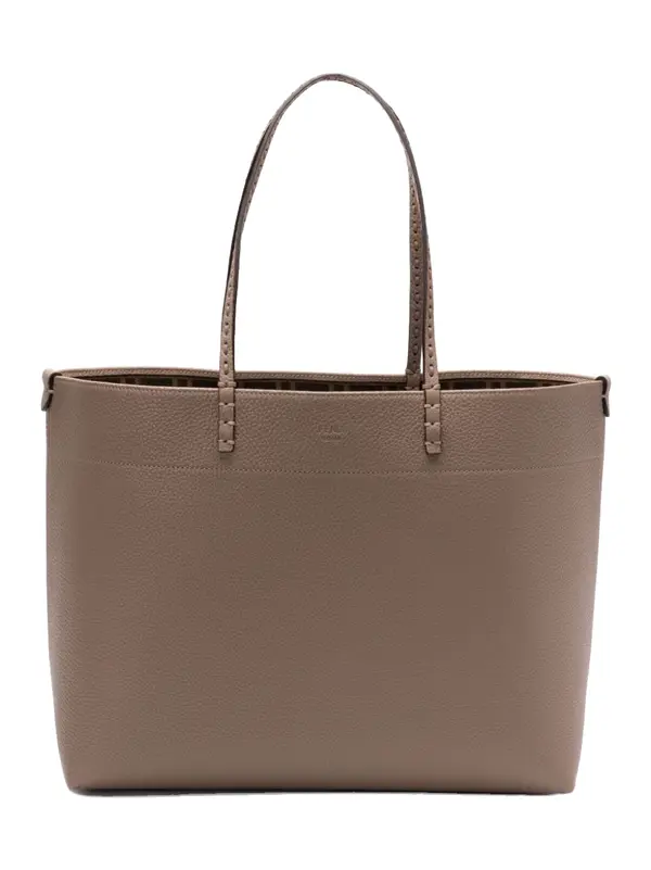 Fendi Medium Roll Tote Bag - Brown