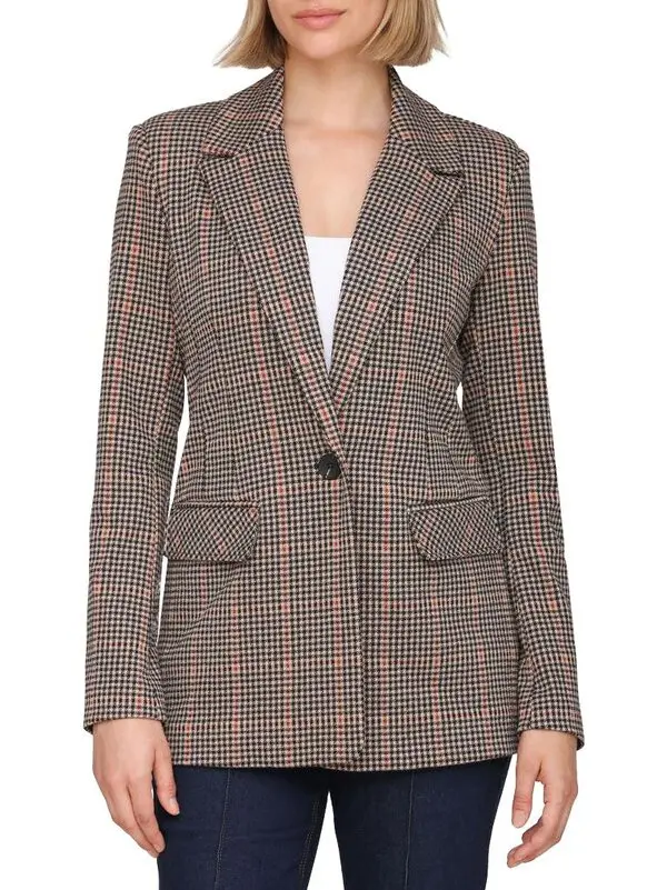 Bagatelle Tailored Blazer - Rust-black-sand