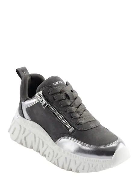 Dkny Lakelyn Platform Sneaker - Grey