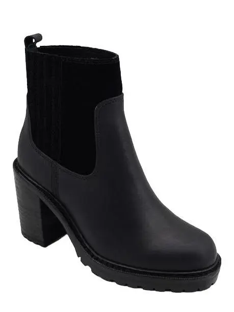 ARTISAN CRAFTED BY ZIGI Amalia Platform Chelsea Boots - Black Leather