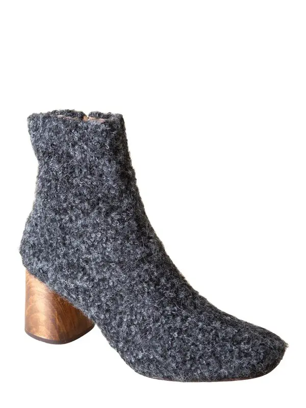 HUMA BLANCO Harlow Ankle Boots - Charcoal Alpaca
