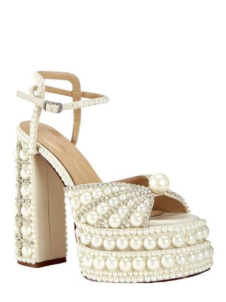 AZALEA WANG Astrella Platform Sandals - White