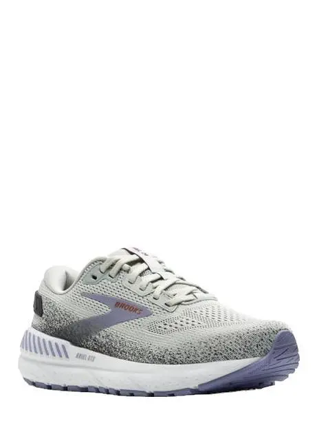 Brooks Ariel Gts 24 Athletic Sneakers - Mercury/ebony/sweet Lavender