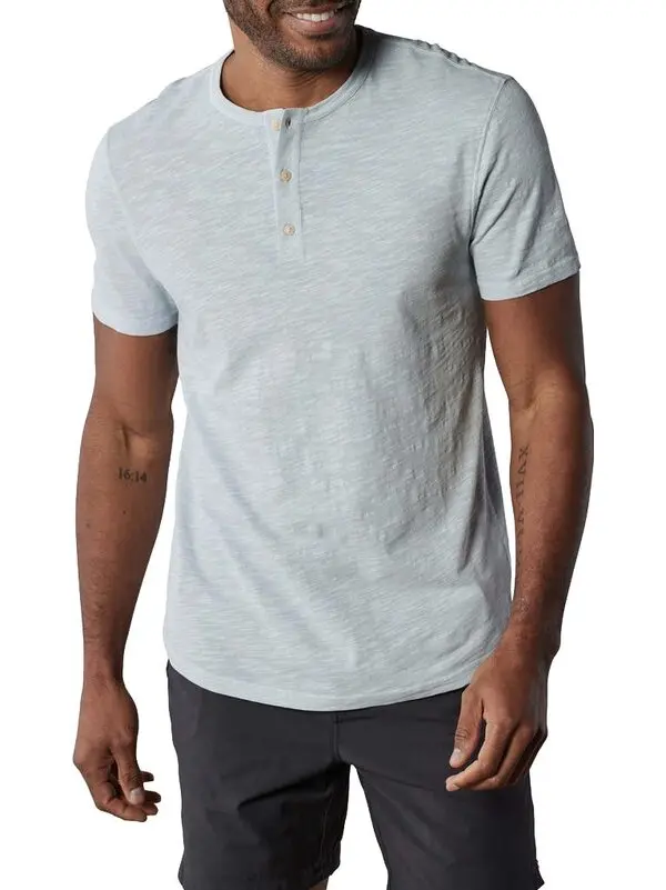 THE NORMAL BRAND Legacy Cotton Henley - Mist