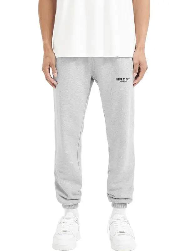 REPRESENT Owners' Club Logo Graphic Joggers - Ash Grey/ Black