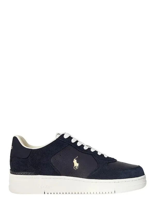 Polo Ralph Lauren Masters Court Lace Up Sneakers - Navy