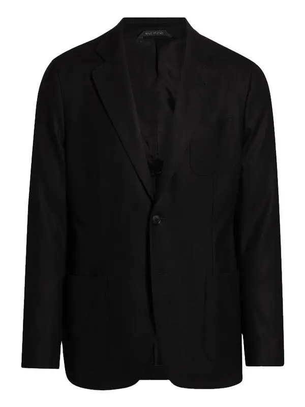 Giorgio Armani Cashmere Stretch Upton Jacket - Black